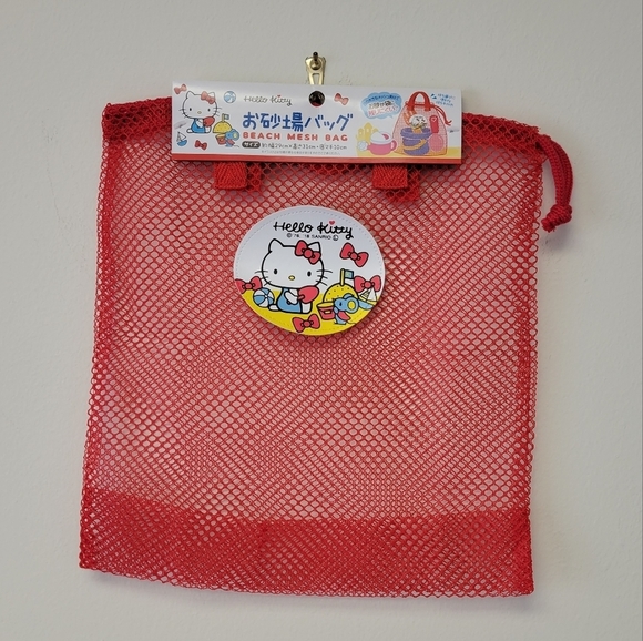 Sanrio | Bags | Sanrio Hello Kitty Mesh Beach Bag | Poshmark